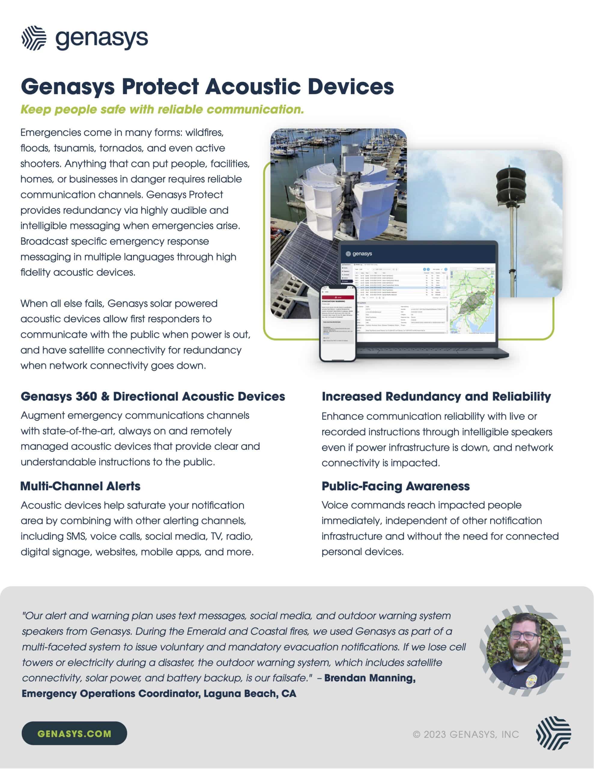 Genasys Protect ACOUSTICS - Genasys