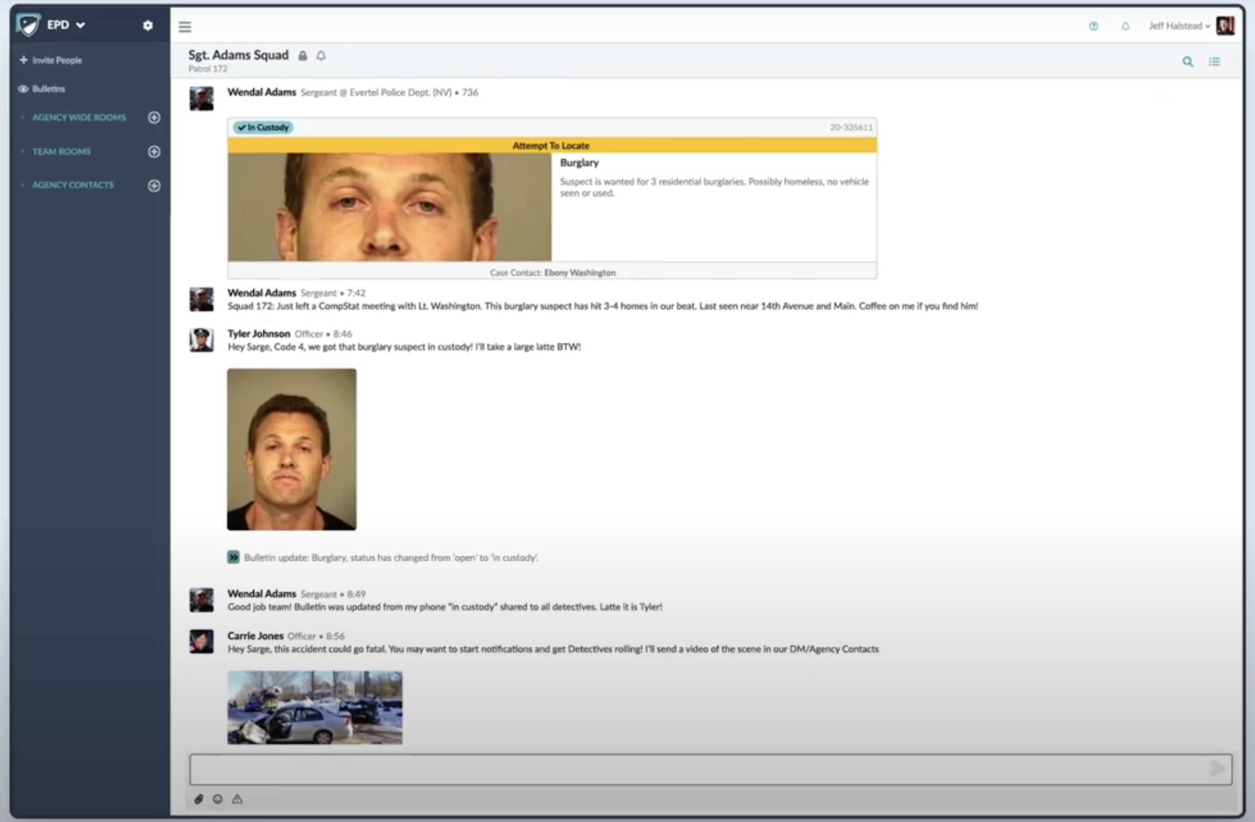 Improve the Process of Sharing Updates for Changing Police Shifts | Genasys