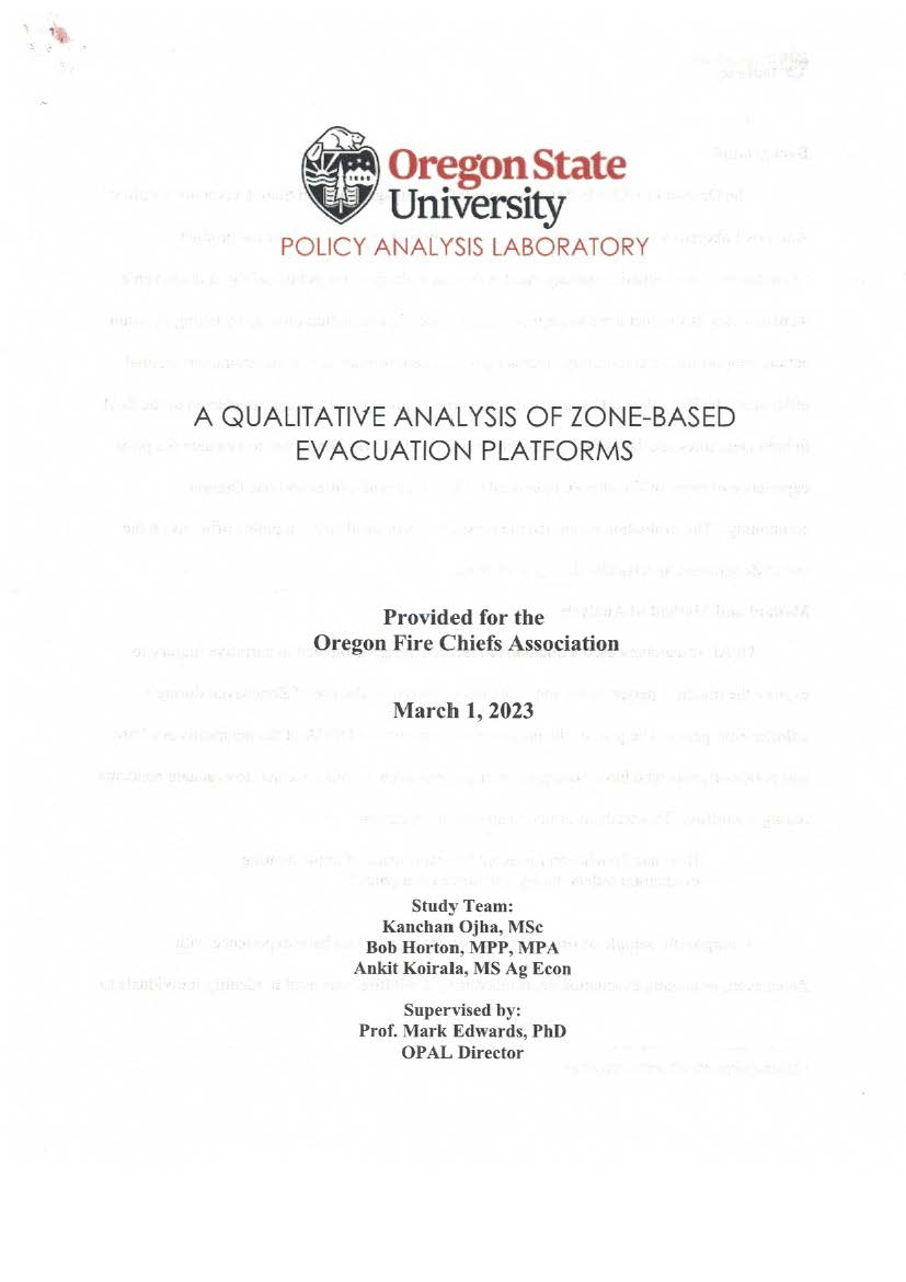 A QUALITATIVE ANALYSIS OF ZONE-BASED EVACUATION PLATFORMS | Genasys