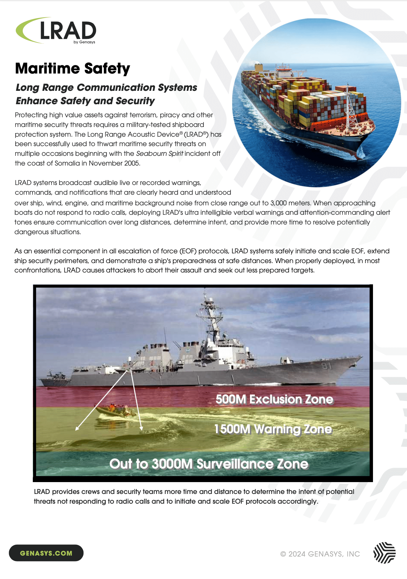 LRAD - Maritime Safety | Genasys
