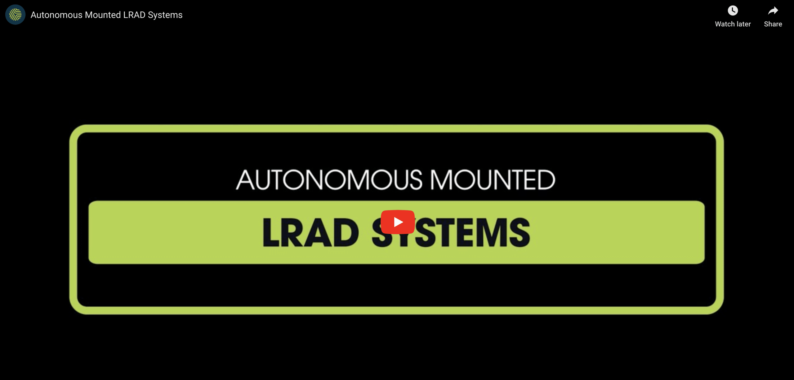 Autonomous Mounted LRAD Systems | Genasys