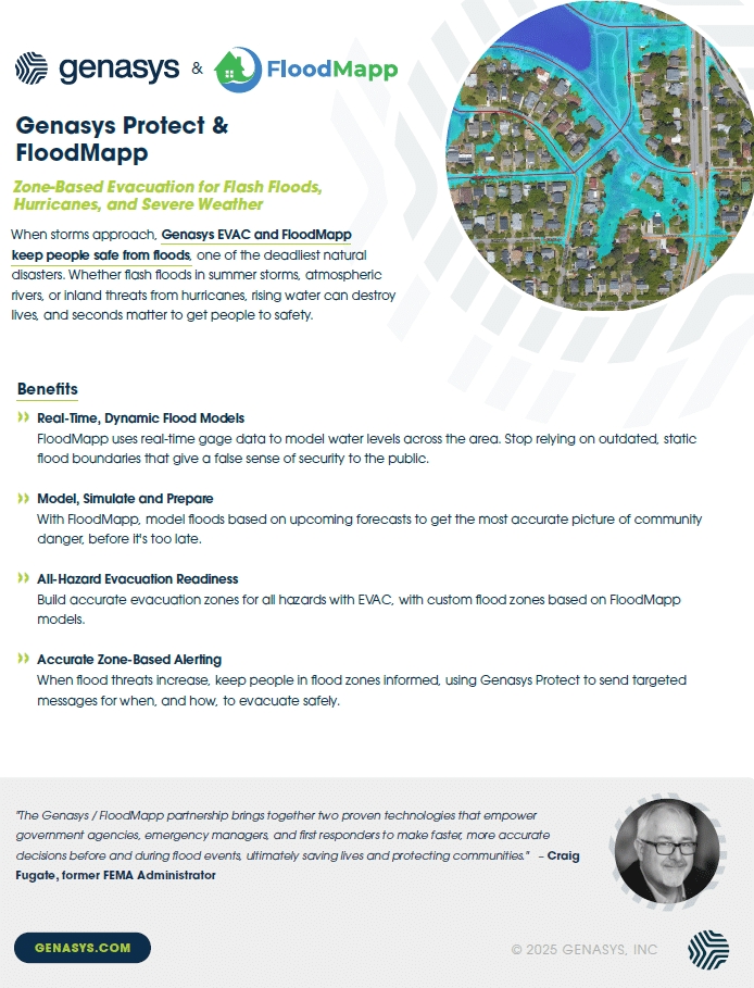 Genasys Protect & FloodMapp Brochure | Genasys